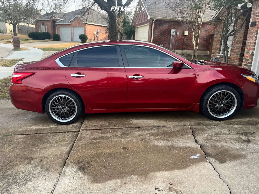 2015 Nissan Altima Base with 18x8 ARC Ar6 and Goodyear 235x40 on Stock ...