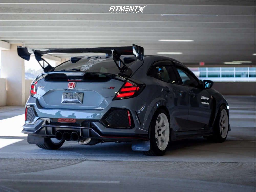 2019 Honda Civic Type R with 18x9.5 Gram Lights 57dr and Michelin ...