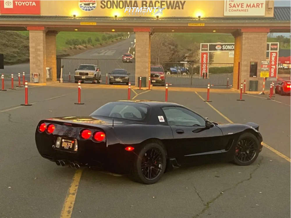 2001 Chevrolet Corvette Z06 with 18x10.5 4Play Cv08a and BFGoodrich ...