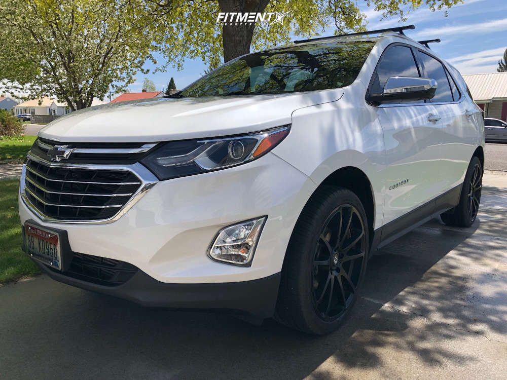 2018 Chevrolet Equinox Premier with 20x8.5 Touren Tf03 and Nitto 245x45 ...