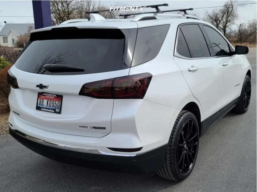 2018 Chevrolet Equinox Premier with 20x8.5 Touren Tf03 and Nitto 245x45 ...