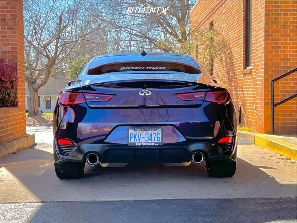 2018 INFINITI Q60 Luxe with 19x9.5 AVID1 AV20 and Nexen 255x40 on Stock ...