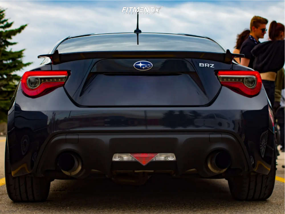 2014 Subaru BRZ Sport-tech with 18x8.5 GTS G709 and Firestone 225x40 on ...