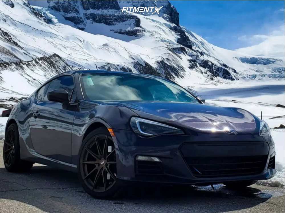 2014 Subaru BRZ Sport-tech with 18x8.5 GTS G709 and Firestone 225x40 on ...