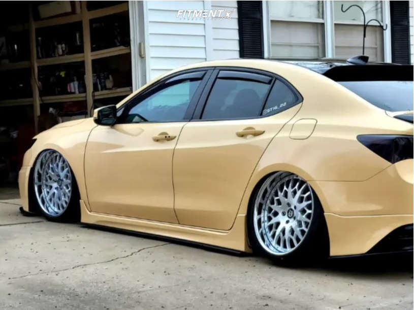 2015 Acura TLX SH-AWD with 20x9 VIP Modular VX910 and Falken 245x30 on ...