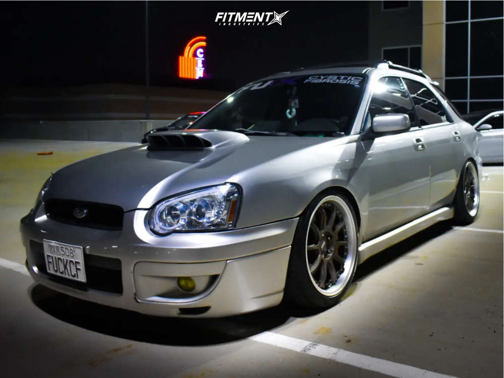 2005 Subaru Impreza WRX with 18x8.5 ESR Cs12 and Laufenn 225x40 on ...