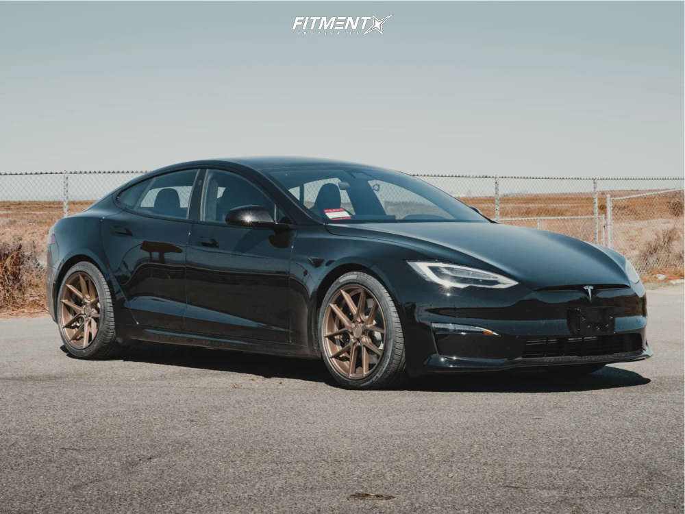 2022 Tesla S Base with 20x9 Aodhan Aff3 and Michelin 255x40 on Stock ...