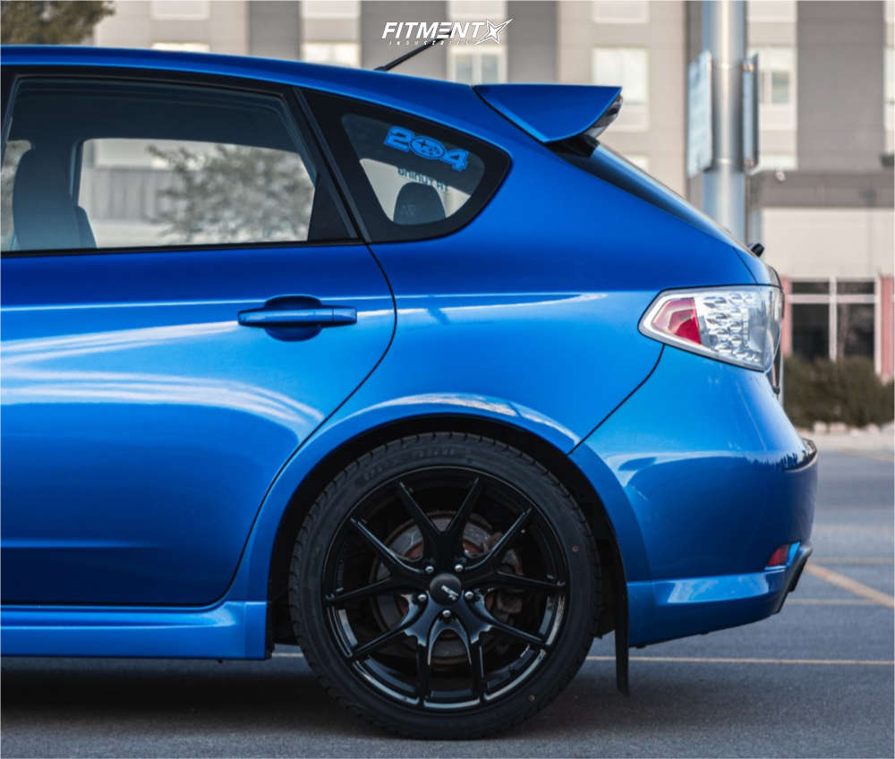 2008 Subaru Impreza 2.5i with 18x8 Fast Wheels Fc04 and Rovelo 225x40 ...
