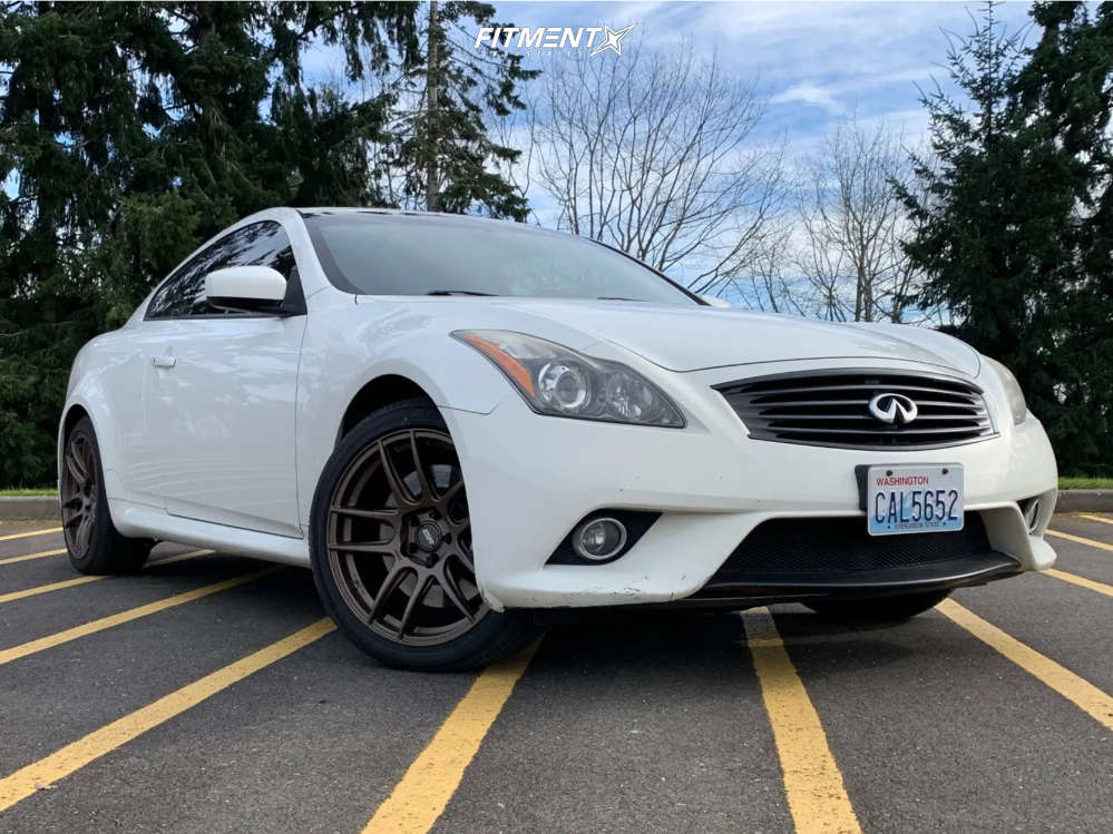 2011 INFINITI G37 X Sport with 19x8.5 ESR Cs8 and Yokohama 225x45 on ...