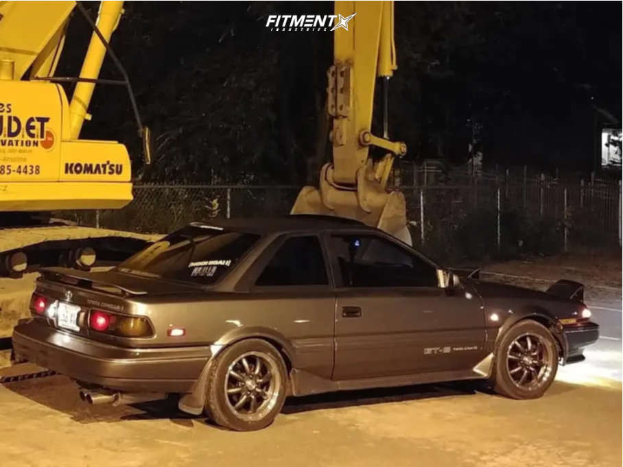 1988 Toyota Corolla GTS with 15x7 Konig Rewind and Kumho 205x50 on Coilovers | 2144746 | Fitment ...