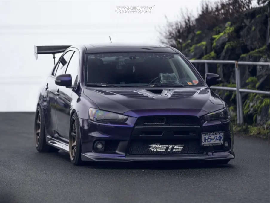 2015 Mitsubishi Lancer Evolution Final Edition with 18x10.5 Advan ...