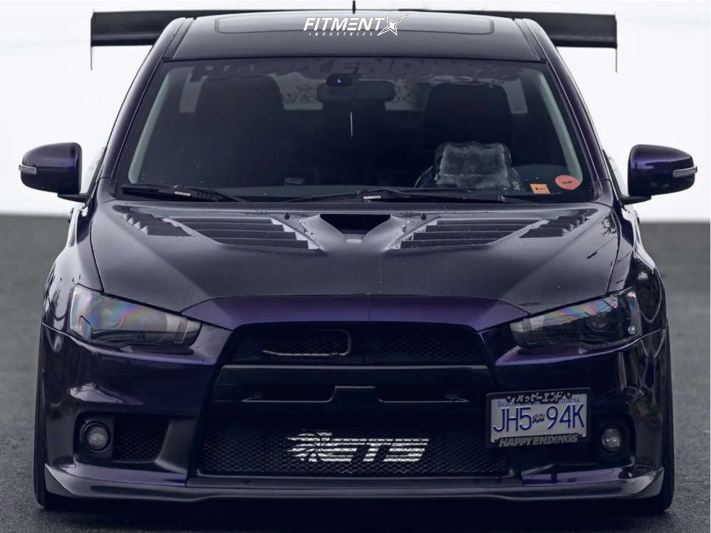 2015 Mitsubishi Lancer Evolution Final Edition with 18x10.5 Advan ...