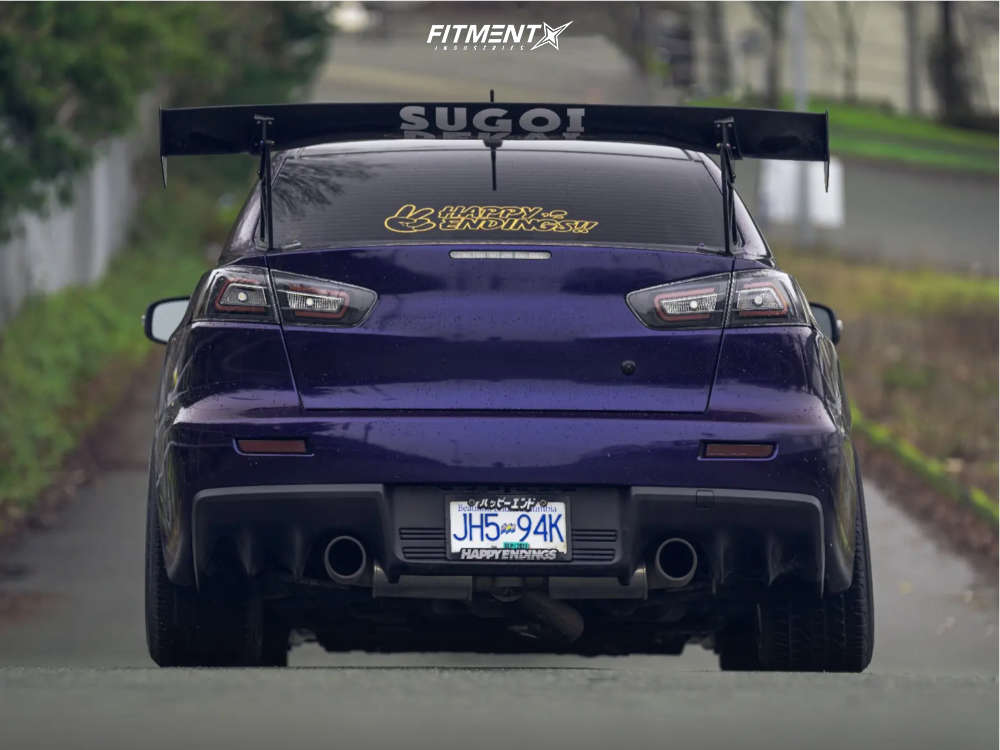 2015 Mitsubishi Lancer Evolution Final Edition with 18x10.5 Advan ...