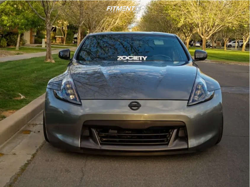 2012 Nissan 370Z Base with 18x10.5 Aodhan Ds02 and Haida 265x35 on ...