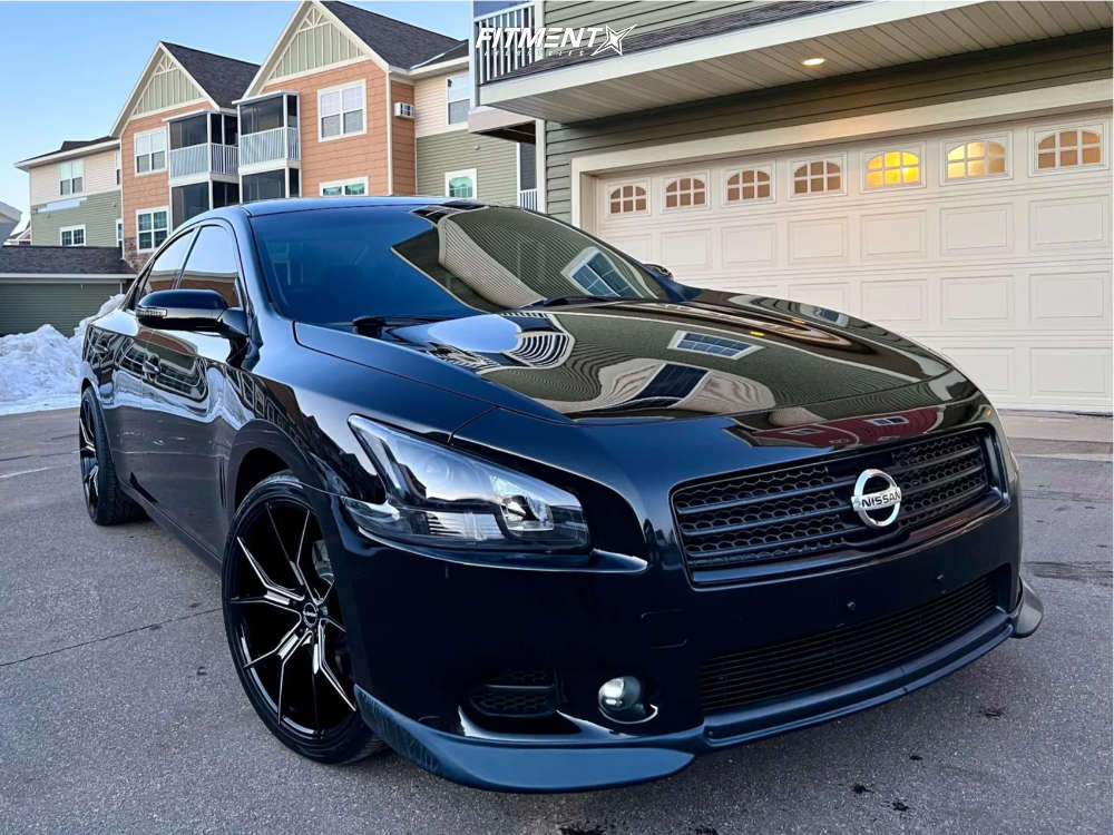 2012 Nissan Maxima SV with 20x8.5 Element El1225 and Toyo Tires 245x35 ...