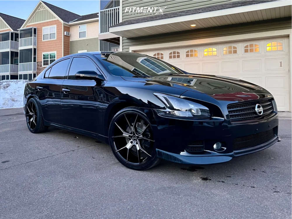 2012 Nissan Maxima SV with 20x8.5 Element El1225 and Toyo Tires 245x35 ...