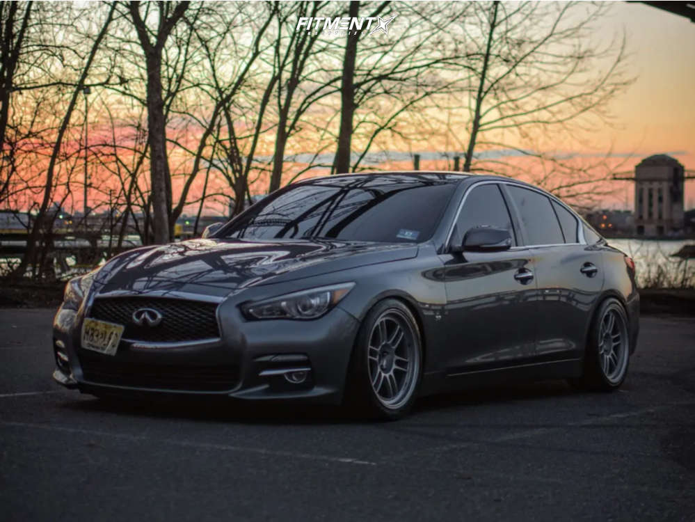 2015 INFINITI Q50 Premium with 18x9.5 Enkei Rpf1 and Federal 265x35 on ...