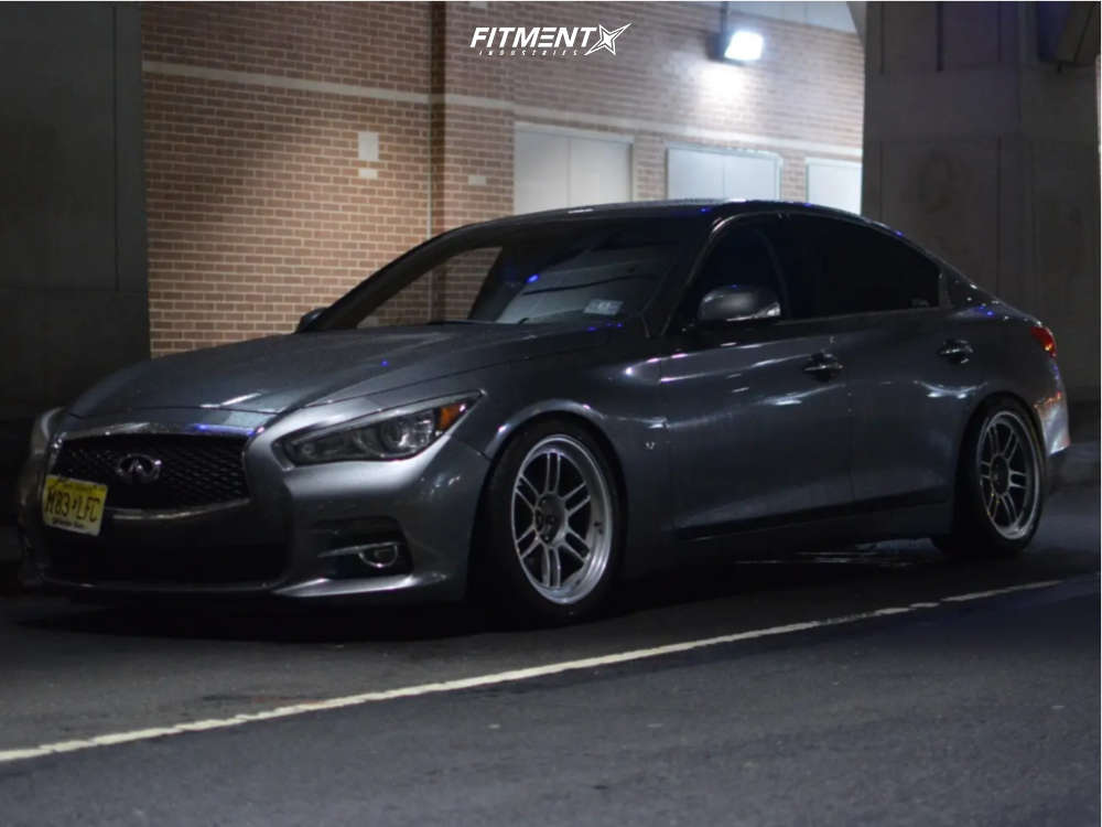 2015 INFINITI Q50 Premium with 18x9.5 Enkei Rpf1 and Federal 265x35 on ...
