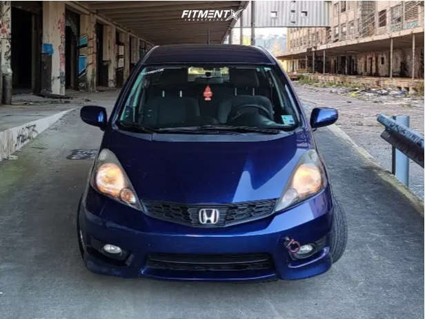 2013 Honda Fit Sport with 15x6.5 AVID1 AV8 and Falken 195x55 on Stock Suspension | 2149396 ...