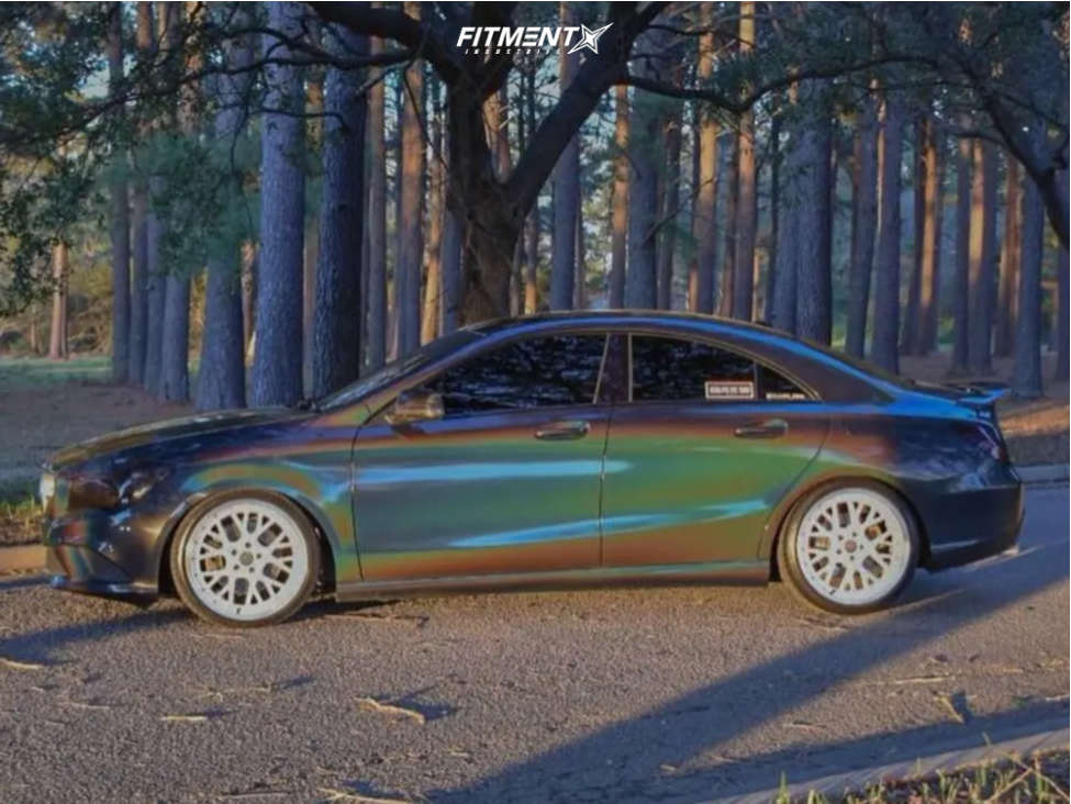 2015 Mercedes-Benz CLA250 Base with 19x8.5 ESR Cs11 and Petlas 225x35 ...