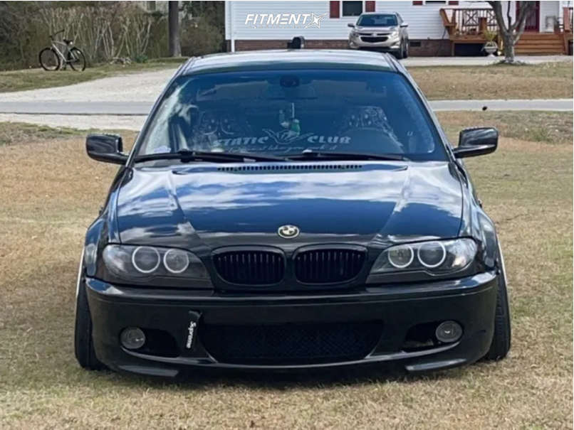 2004 BMW 330Ci Base with 18x10 Work Emotion Cr 2p and Michelin 225x40 ...