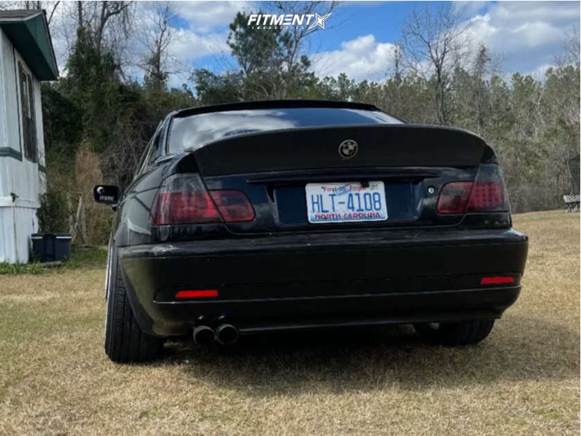 2004 BMW 330Ci Base with 18x10 Work Emotion Cr 2p and Michelin 225x40 ...