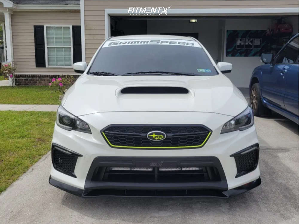 2020 Subaru WRX Limited with 18x9.5 AVID1 AV6 and Vercelli 255x35 on ...
