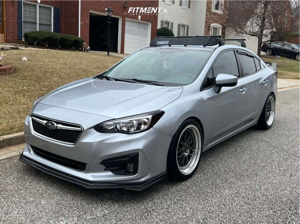 2018 Subaru Impreza Base with 18x8.5 ESR Sr01 and Continental 235x40 on ...