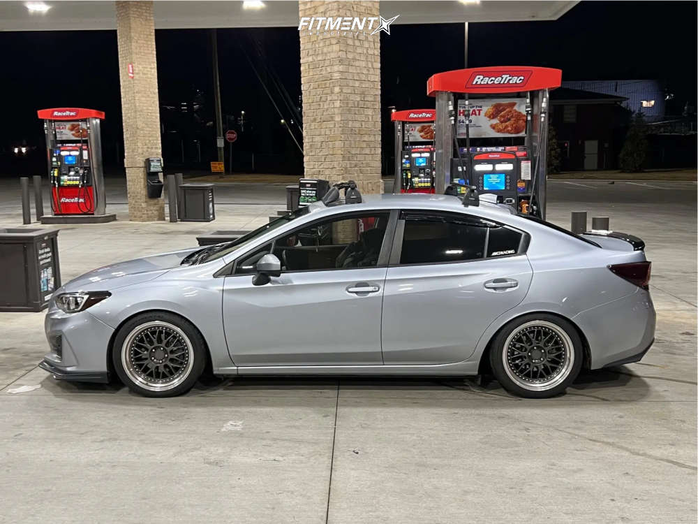 2018 Subaru Impreza Base with 18x8.5 ESR Sr01 and Continental 235x40 on ...