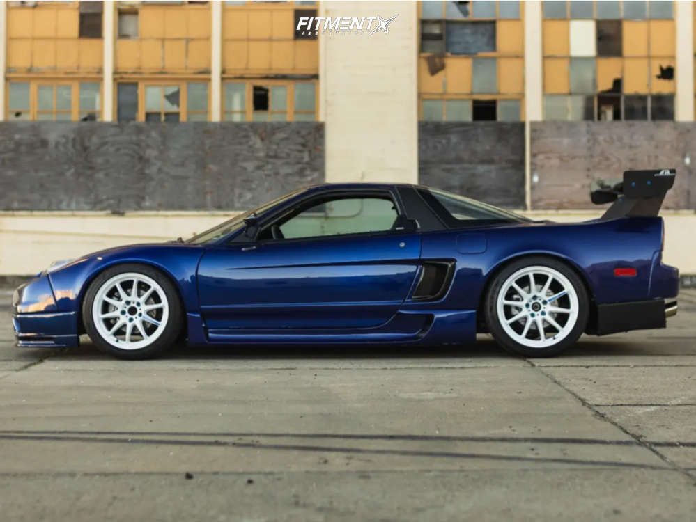 1992 Acura NSX Base with 17x9 Work Emotion ZR10 and Bridgestone 245x40 ...