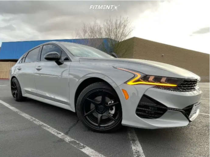 2022 Kia K5 GT-Line with 18x9.5 Anovia Titan and Pirelli 235x45 on ...