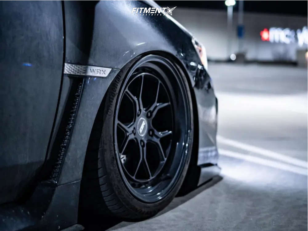 2018 Subaru WRX Limited with 18x9.5 ESR Cs2 and Continental 255x35 on ...