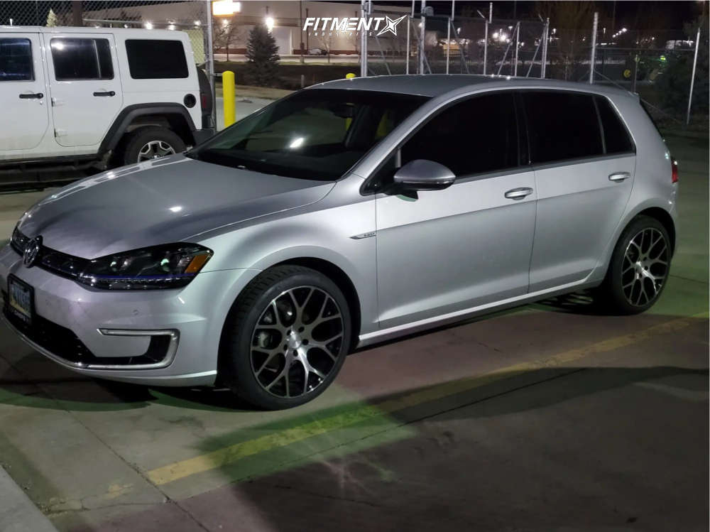 2015 Volkswagen E-Golf SEL Premium with 18x8 Ravetti M8 and Continental ...