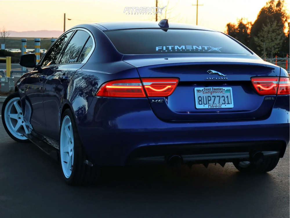 2017 Jaguar XE Premium with 19x8.5 ESR Sr07 and Yokohama 255x35 on ...
