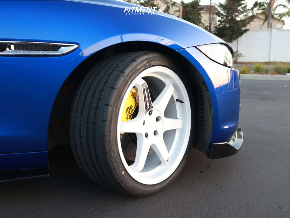2017 Jaguar XE Premium with 19x8.5 ESR Sr07 and Yokohama 255x35 on ...
