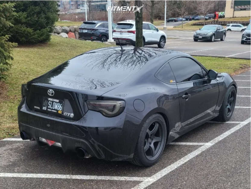 2013 Scion FR-S Base with 17x9 Gram Lights 57CR and Firestone 245x45 on ...