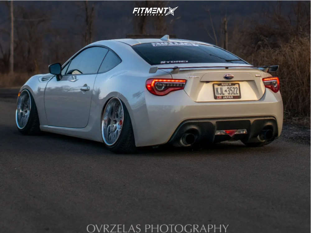 2020 Subaru BRZ Limited with 18x9.5 GMR GS-01 and Federal 215x40 on Air ...