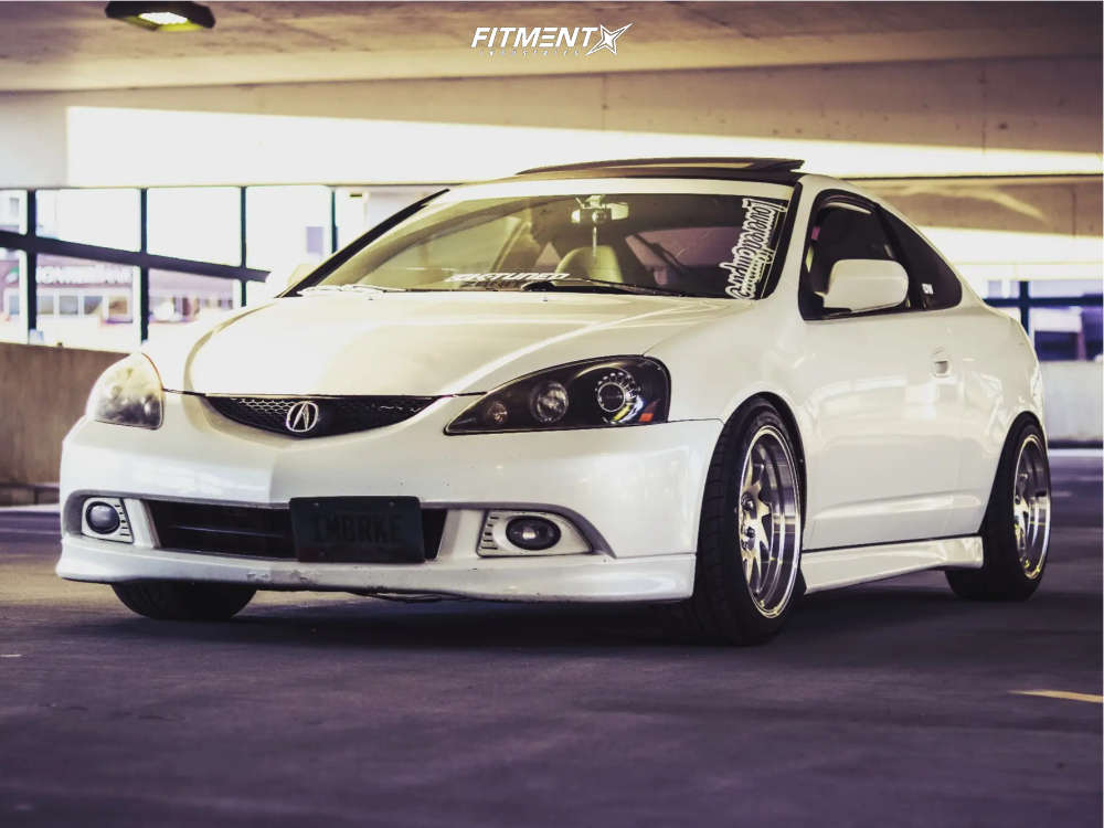 2005 Acura RSX Type-S with 17x9 Whistler Kr7 and Forceum 245x40 on ...