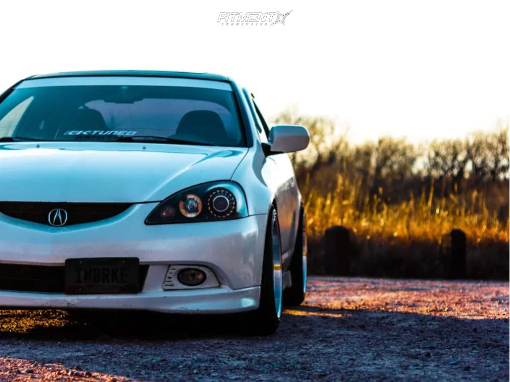 2005 Acura RSX Type-S with 17x9 Whistler Kr7 and Forceum 245x40 on ...