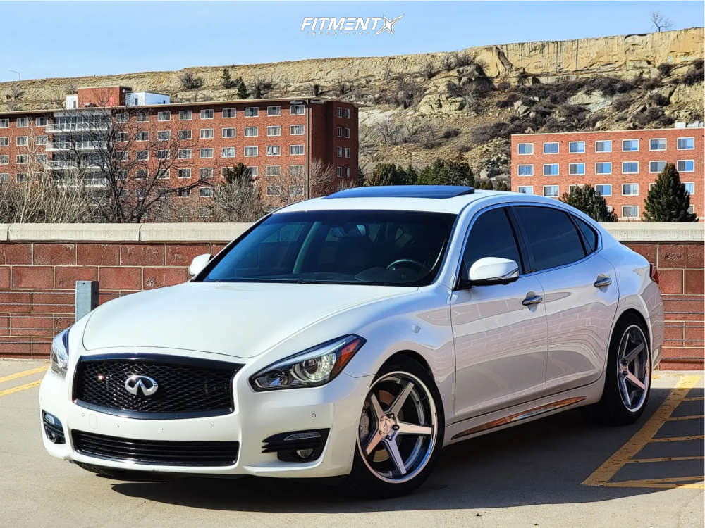 2017 INFINITI Q70L 3.7 with 20x10.5 Ferrada FR3 and Vercelli 275x40 on Coilovers | 2158057 ...