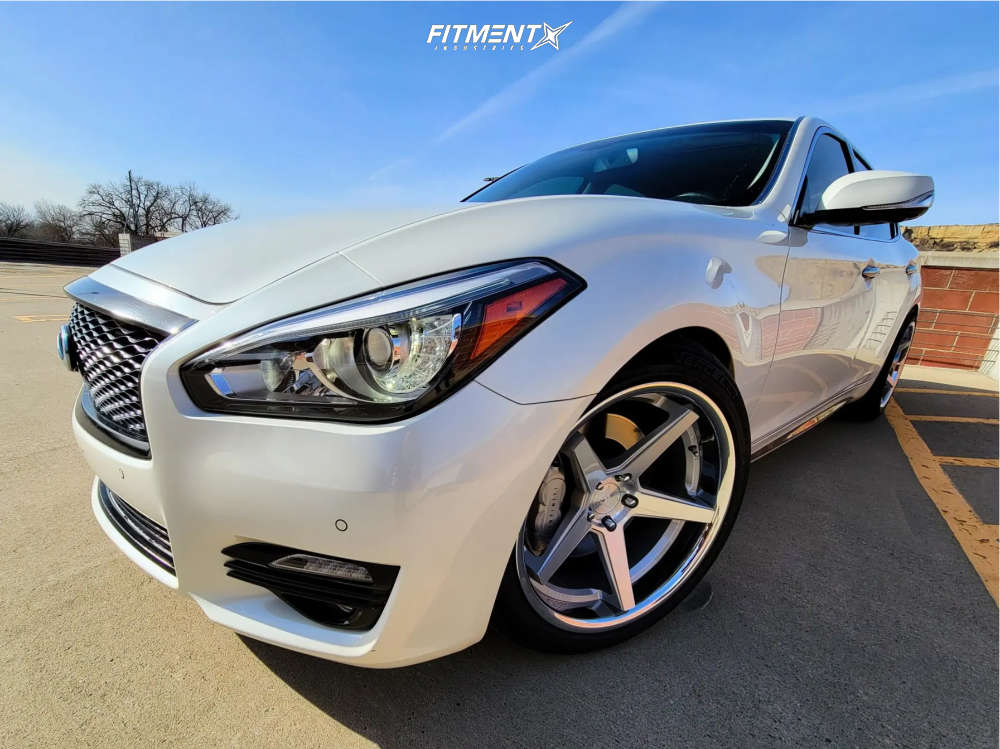 2017 INFINITI Q70L 3.7 with 20x10.5 Ferrada FR3 and Vercelli 275x40 on Coilovers | 2158057 ...