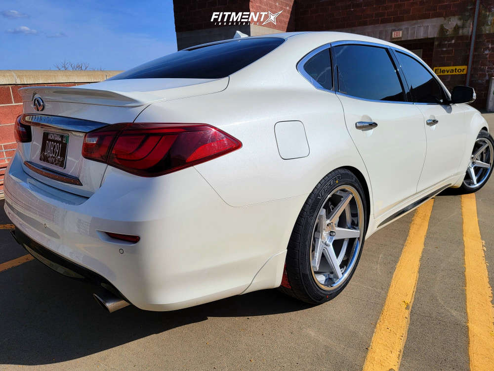 2017 INFINITI Q70L 3.7 with 20x10.5 Ferrada FR3 and Vercelli 275x40 on Coilovers | 2158057 ...