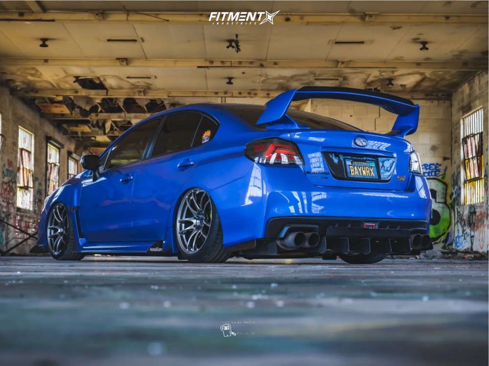 2021 Subaru WRX STI Sport with 19x9.5 Work Emotion Cr Kiwami and ...