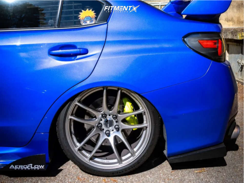 2021 Subaru WRX STI Sport with 19x9.5 Work Emotion Cr Kiwami and ...