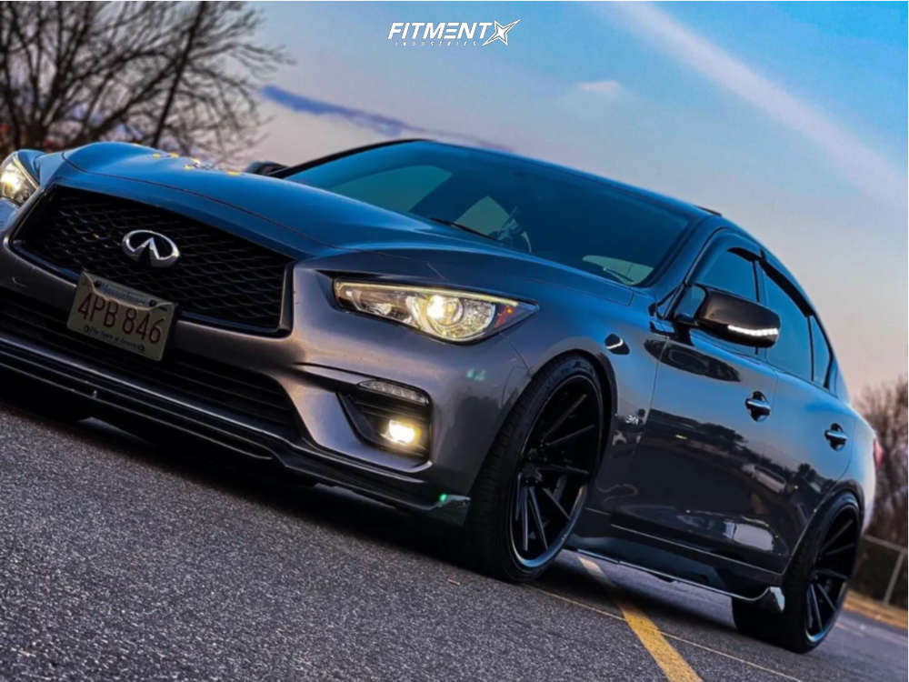2018 INFINITI Q50 Luxe with 20x10.5 Ferrada FR4 and Kenda 255x35 on ...