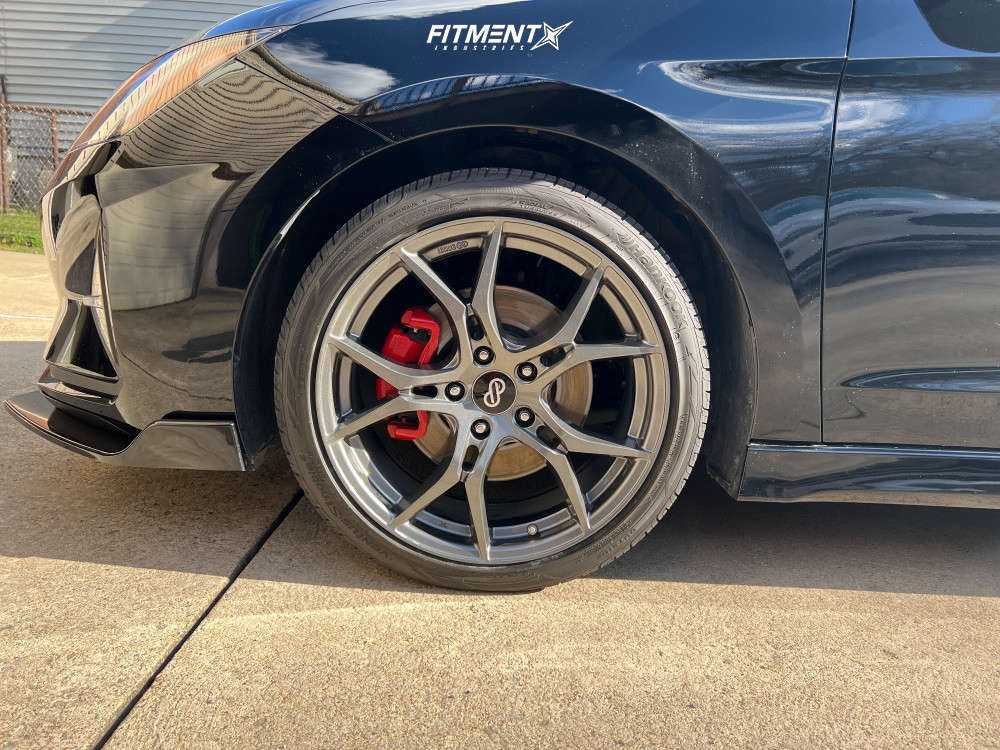 2020 Hyundai Elantra Sport with 18x8 Enkei Vulcan and Hankook 225x40 on ...