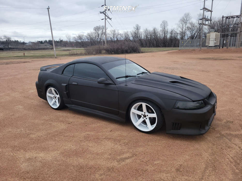 2001 Ford Mustang Base with 20x9.5 JNC Jnc026 and Ohtsu 245x35 on ...