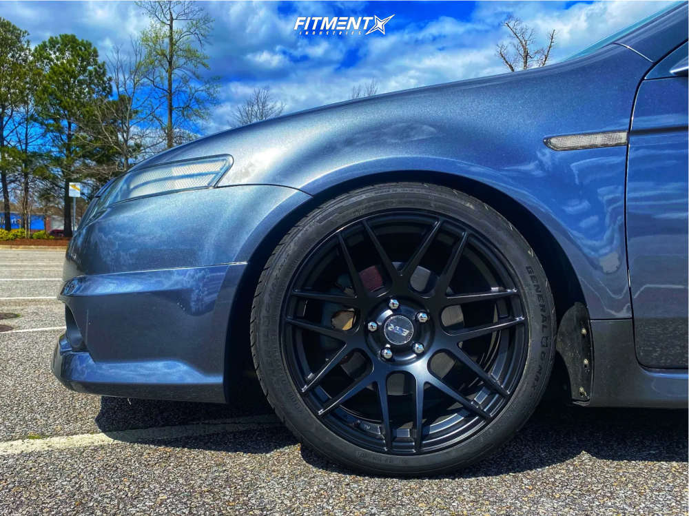 2006 Acura TL Base with 18x9.5 ESR Rf1 and General 265x35 on Lowering ...