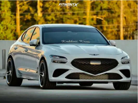 2022 Genesis G70 Sport Prestige with 19x9.5 Ferrada CM1 and Firestone ...