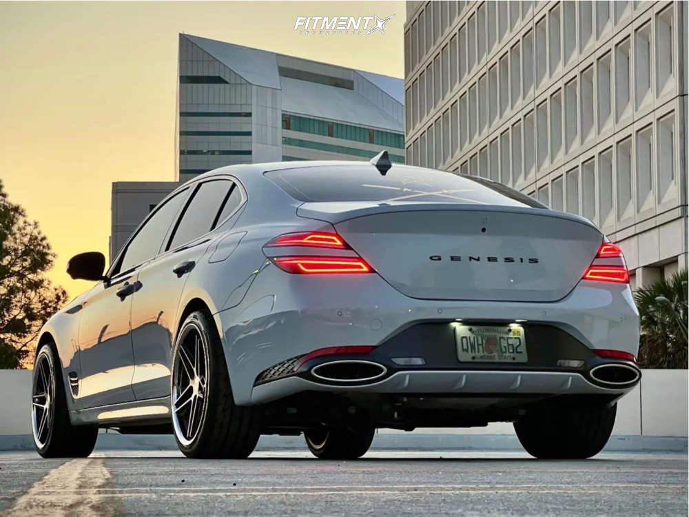2022 Genesis G70 Sport Prestige with 19x9.5 Ferrada CM1 and Firestone ...